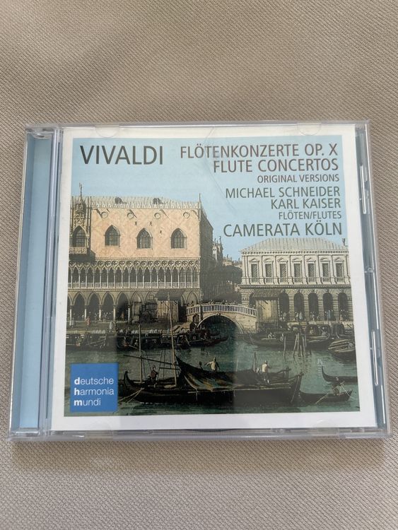 Vivaldi Flötenkonzerte Op. X, Michael Schneider, CD (Gebraucht) in ...