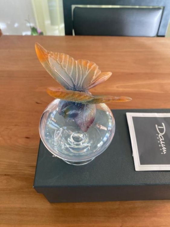 Daum France Vase Parfum Flacon Papillon (Neu (gemäss Beschreibung)) in ...