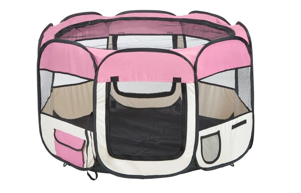 Tierlaufstall aus Polyester rosa (Neu (gemäss Beschreibung)) in ...