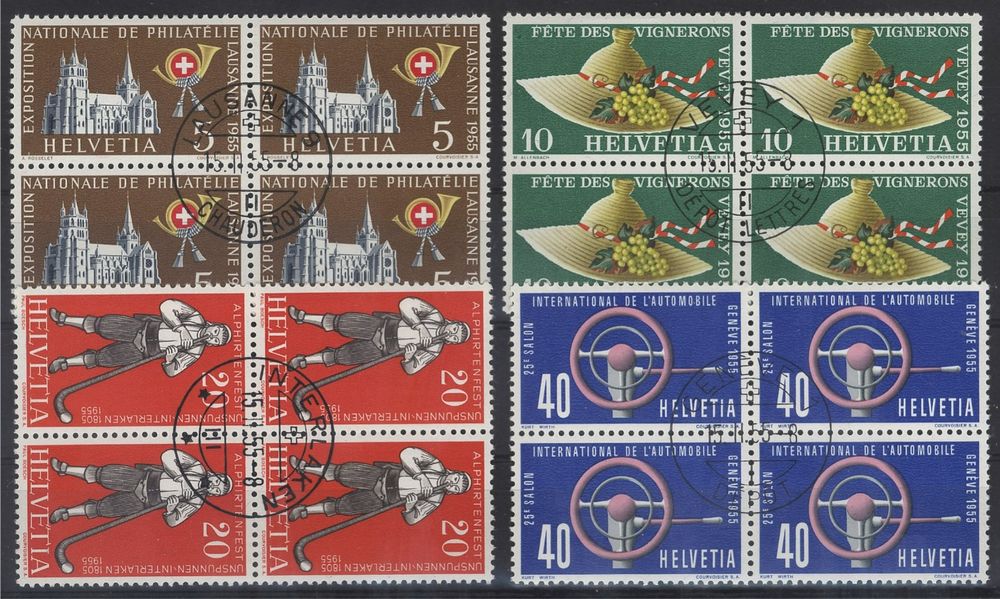 Viererblockserie 320 - 323 gest. ET Ortsbezogen | Kaufen auf Ricardo