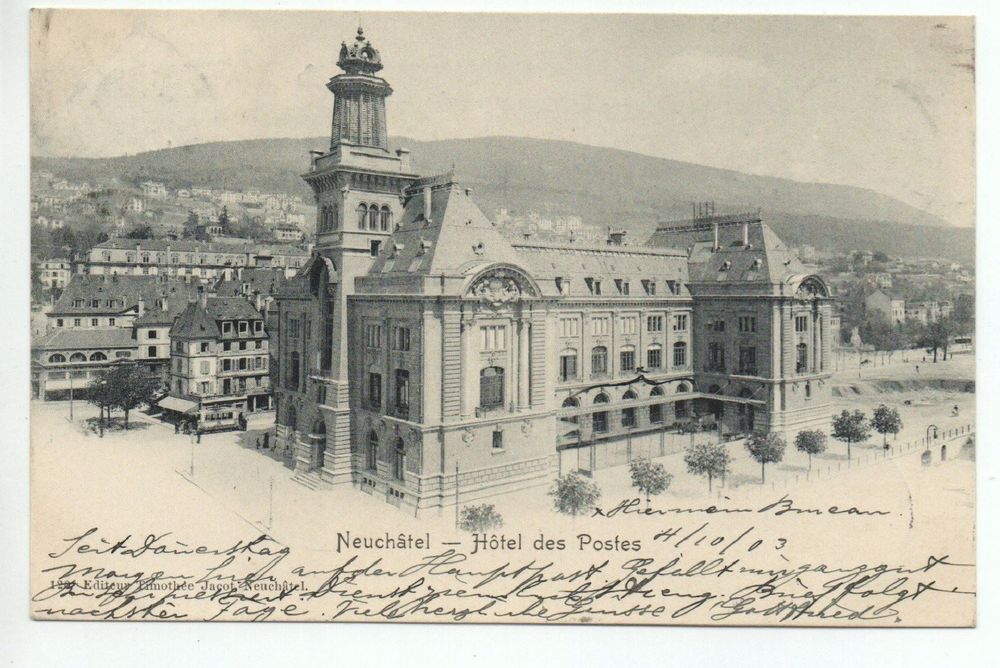 NEUCHÂTEL Hôtel des Postes, Tram (Gebraucht) in Jona für CHF 9.9 – mit ...
