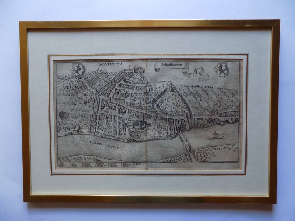 Schaffhausen Merian gerahmt (Gebraucht) in Risch für CHF 225 – mit Lieferung auf Ricardo kaufen
