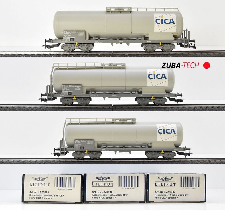 Liliput 3x Kesselwagen SBB H0 GS mit OVP | Kaufen auf Ricardo