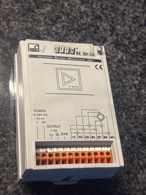 HBM AE 301 S6 Brücken-Spannungs-Messverstärker (Gebraucht) in Fislisbach für CHF 39 – mit ...