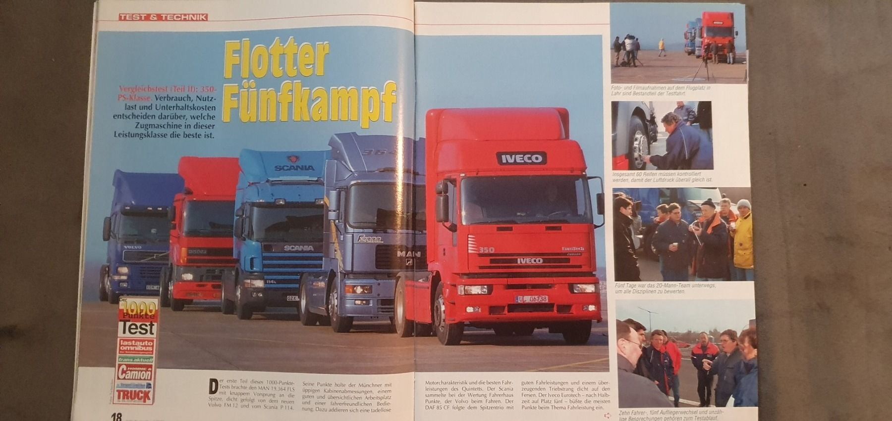 Lastauto Omnibus 3/99 Volvo FM 13 8x4 Scania 114 DAF MAN xx (Gebraucht ...