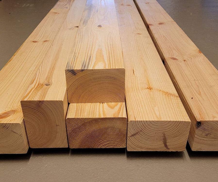 Holzbalken 80x120 x 2'490 mm, Fichte, Konstruktionsvollholz (Neu ...