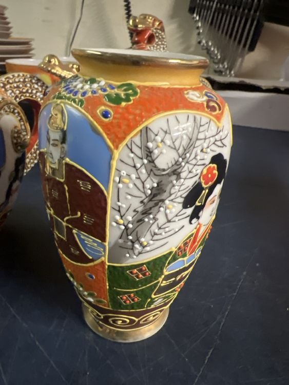 Teeservice antikes Porzellan Satsuma japanisch Moriage (Q) (Gebraucht) in Rorschach für CHF 40 ...