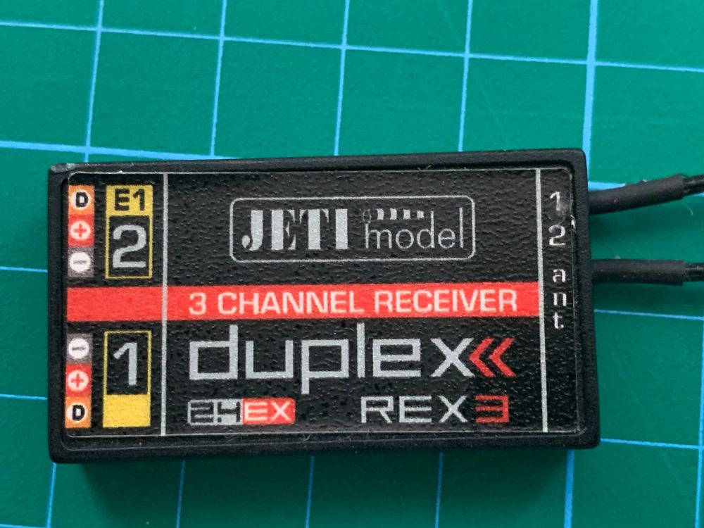 Jeti Empfänger Duplex REX 3 2.4 GHz EX, 100 mm Antennen | Acheter sur ...