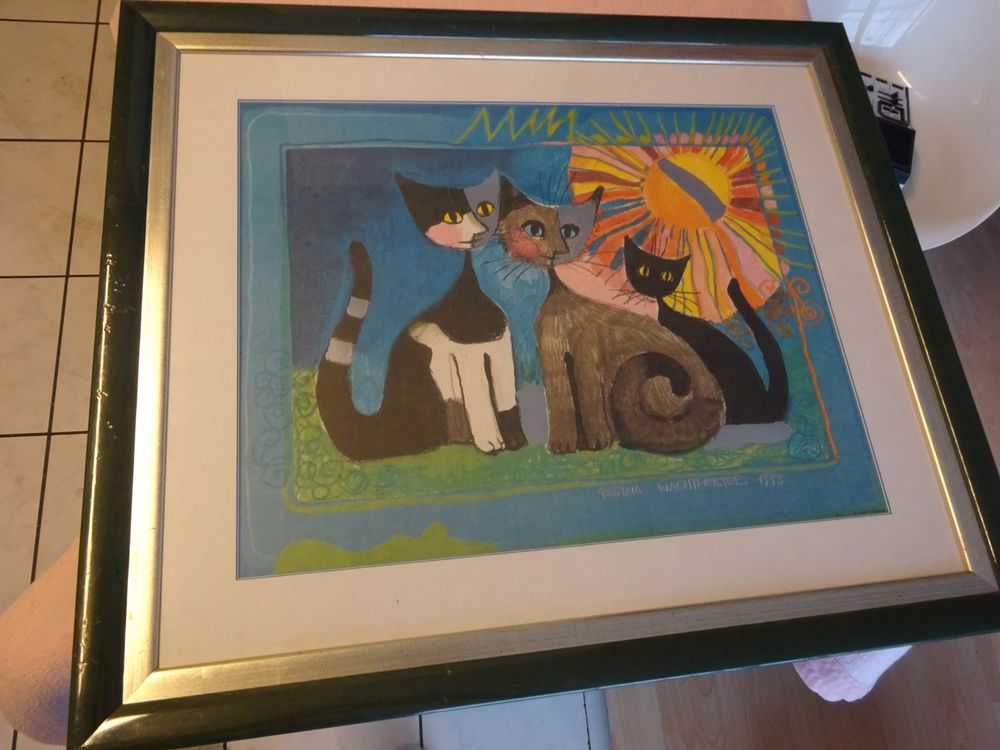 Rosina Wachtmeister Katzen 1993 LIMITIERT Nr.1435 1/3000 | Kaufen auf Ricardo