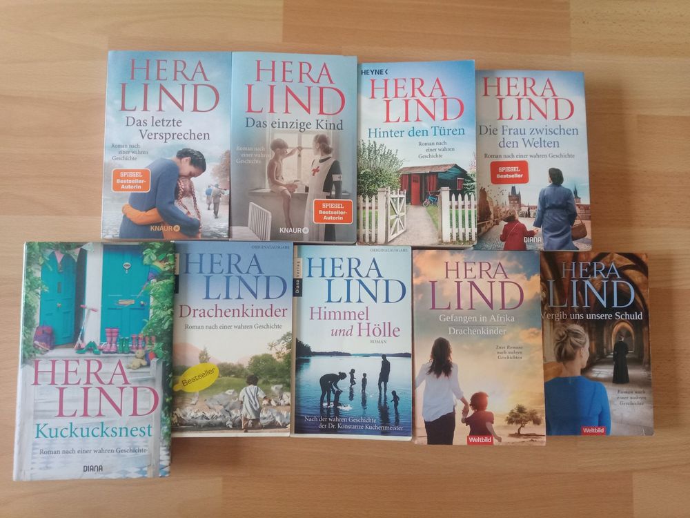 9x Hera Lind Roman Tatsachenromane Frauenromane Frau Romane (Gebraucht ...