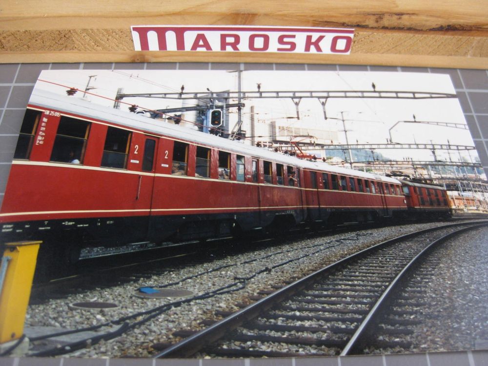 Echtfoto: Luzern, 1995, Deutsche Bundesbahn DB, Grösse ca 9x (Gebraucht) in Malters für CHF 9 ...