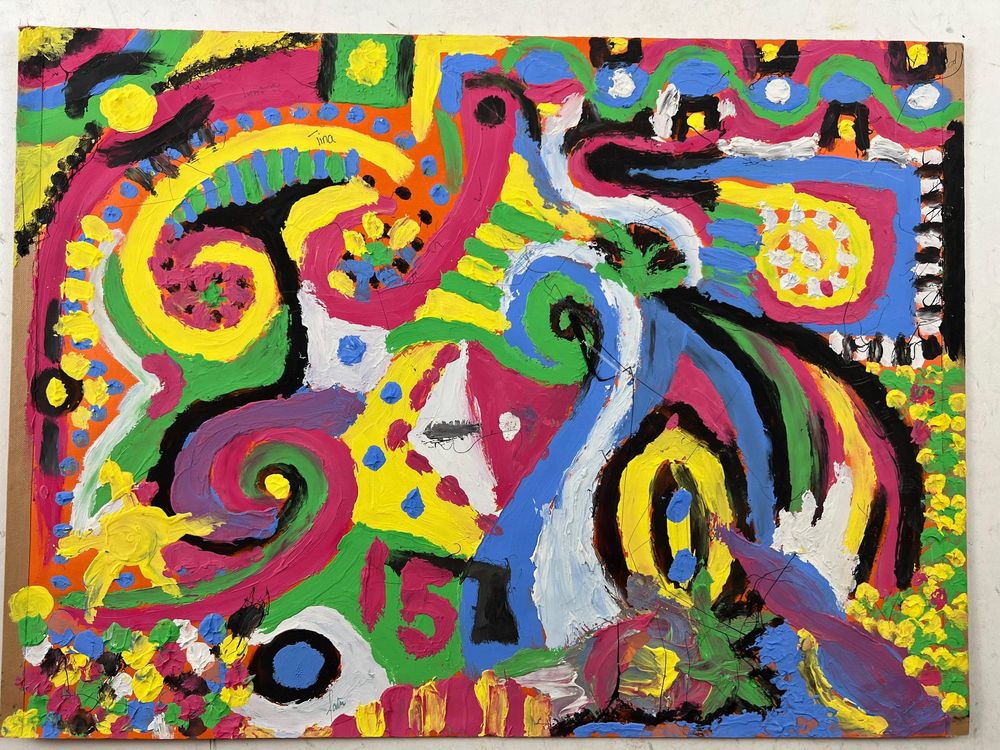 Abstrakte Gemälde von Tina Rösli | Kaufen auf Ricardo