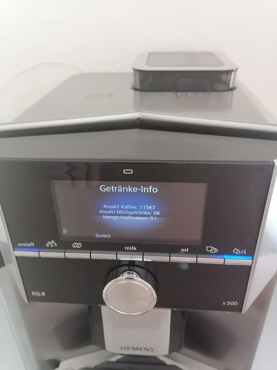 SIEMENS EQ.9 s500 frisch Enkalkt und gereinigt (Gebraucht) in LUZERN ...