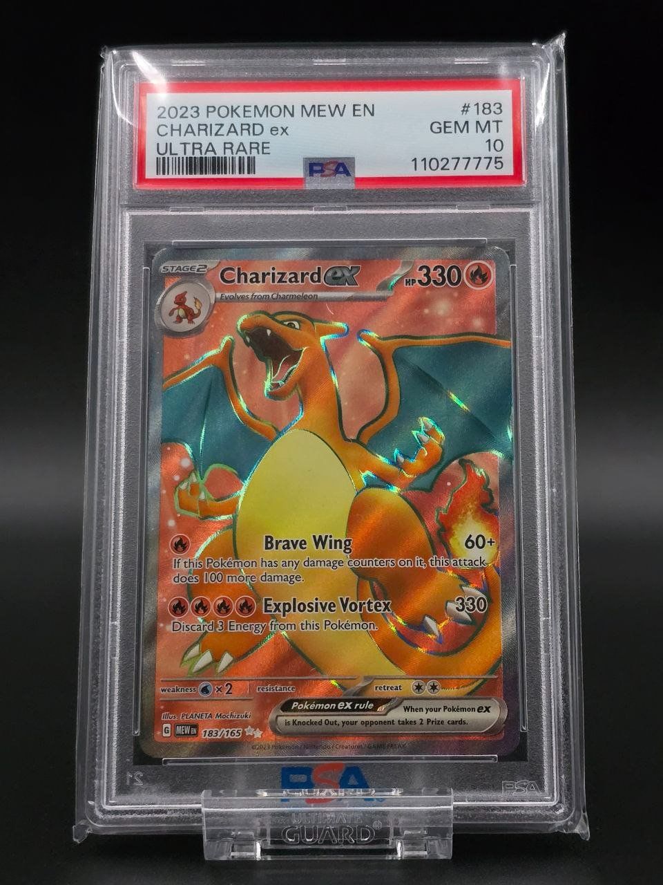 Charizard ex #183 Scarlet & Violet 151 MEW PSA 10 / 🇬🇧 (D'occasion) à ...