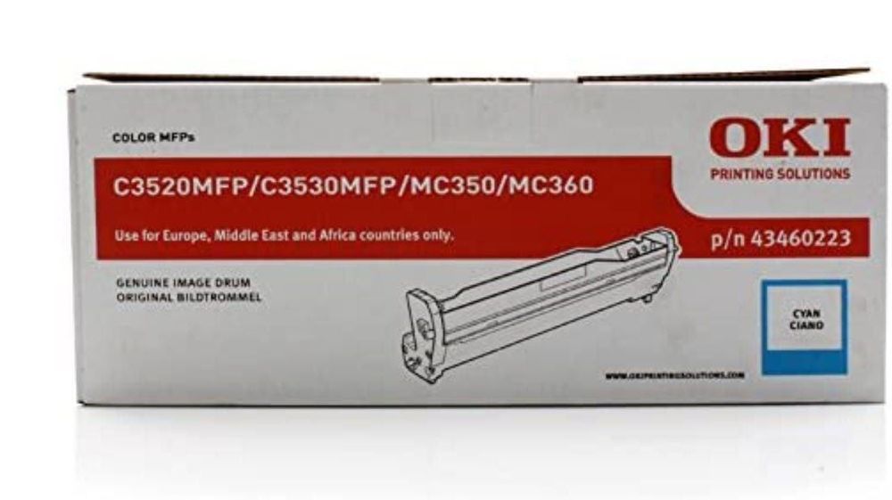 Original OKI C3520/C3530/MC350/MC360 cyan Drum, 43460223 (Neu und originalverpackt) in ...