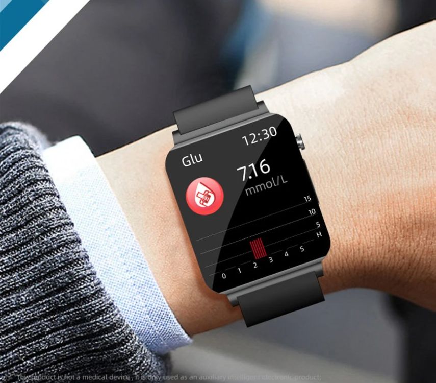 🇫🇷 2025 neue Blutzucker Smart Uhr Männer EKG + PPG Herzfre (Nuovo e ...