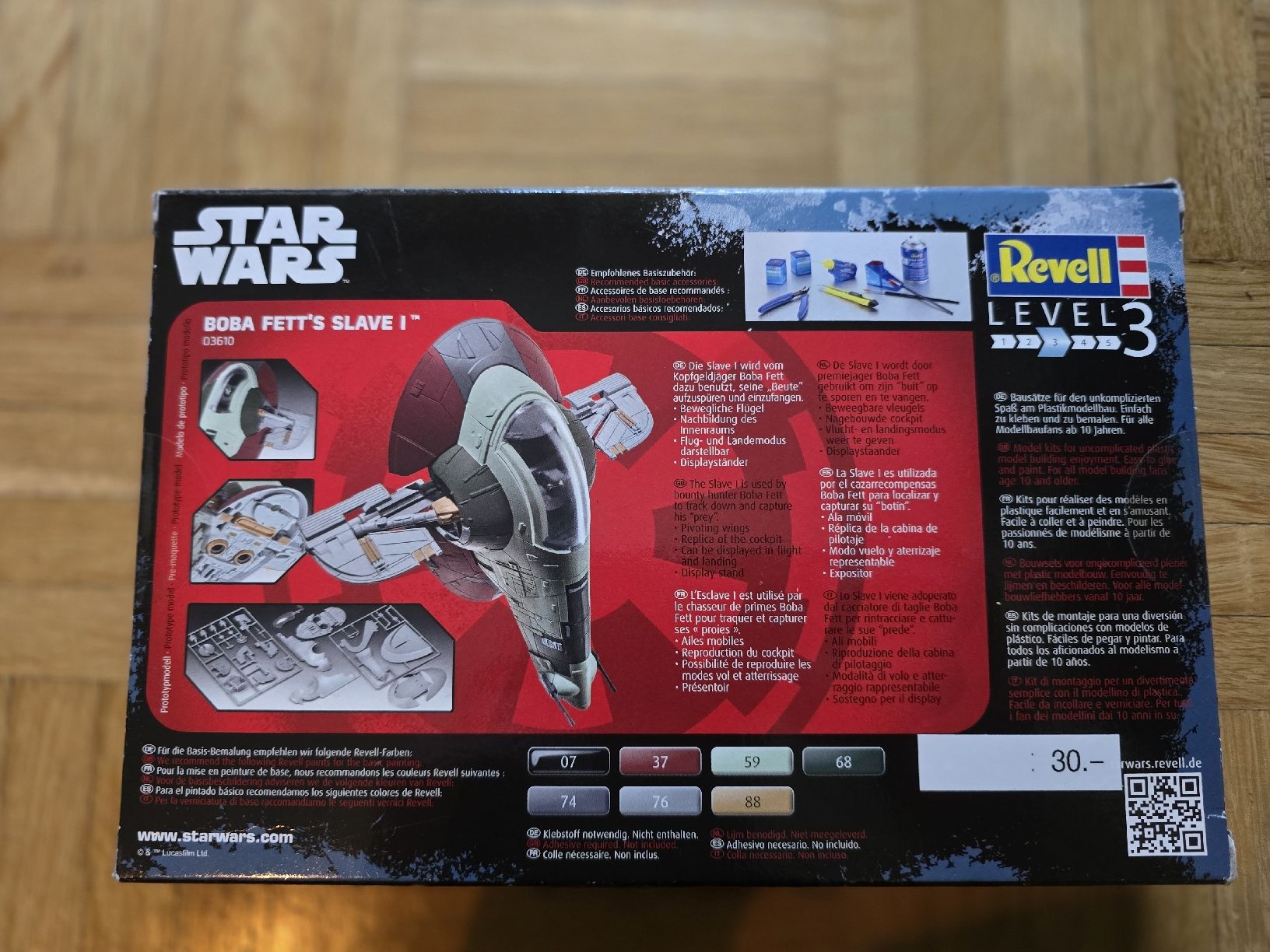 Star Wars – Revell Slave I Modellbausatz (1:160, NEU (Neu und ...