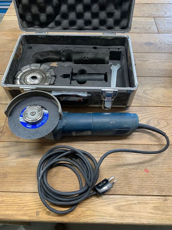 Bosch GWS100 Winkelschleifer mit diversen Blätter (Gebraucht) in ...