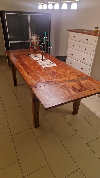Massiver Holztisch Tisch ausziehbar (Gebraucht) in Halten für CHF 100 – nur Abholung auf Ricardo ...
