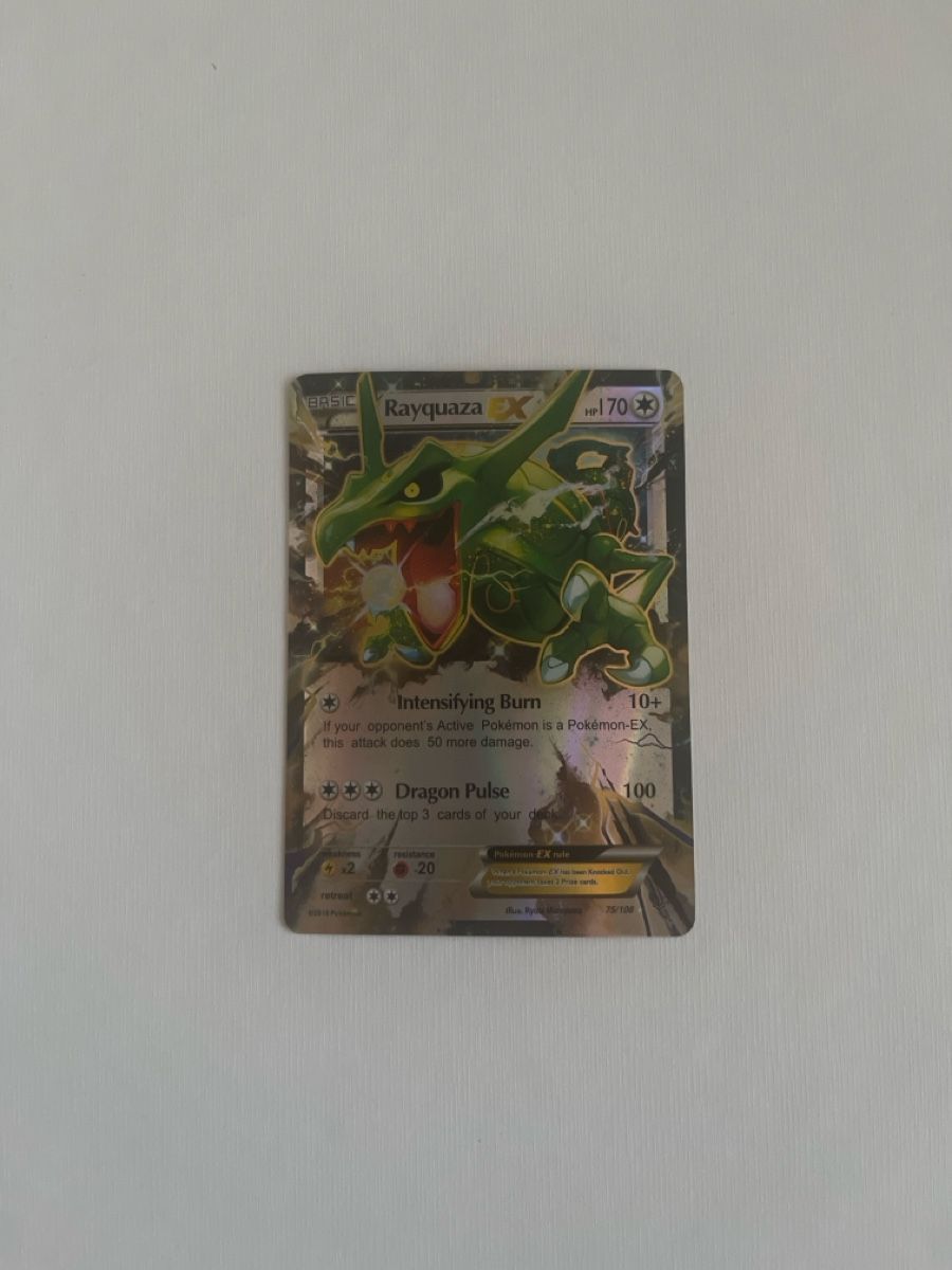 Rayquaza EX - Seltene Pokemon Karte - Top Zustand! (Neu (gemäss ...