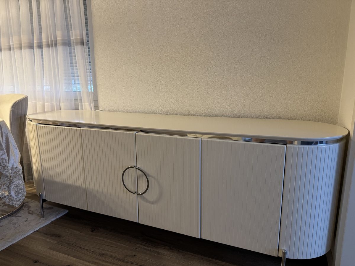 Elegantes Xxl Lutz Sideboard Weiß Hochglanz Fotos