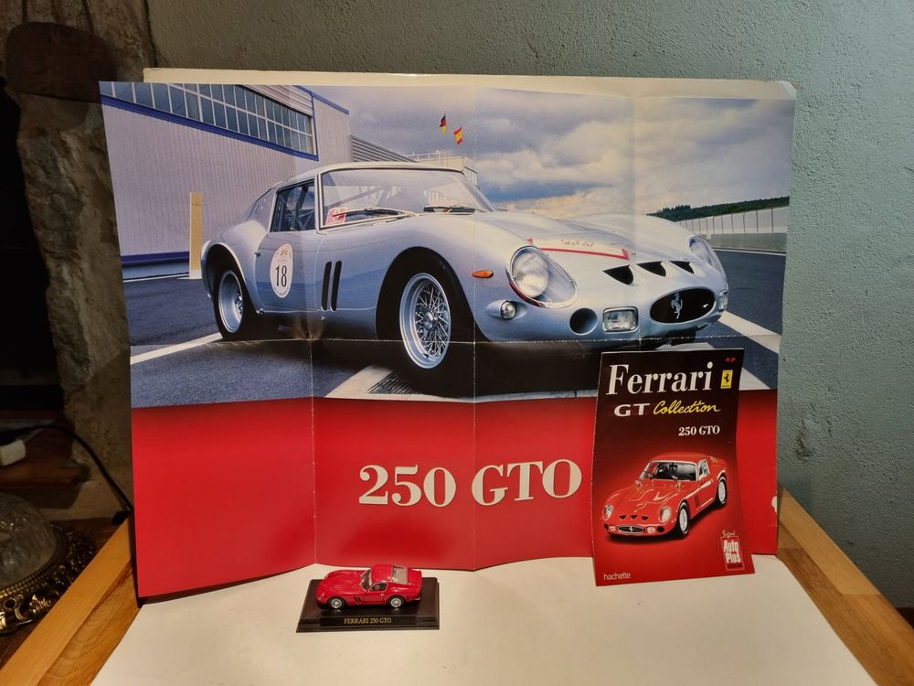 Ferrari 250 GTO 1/48 with poster and flyer | Kaufen auf Ricardo