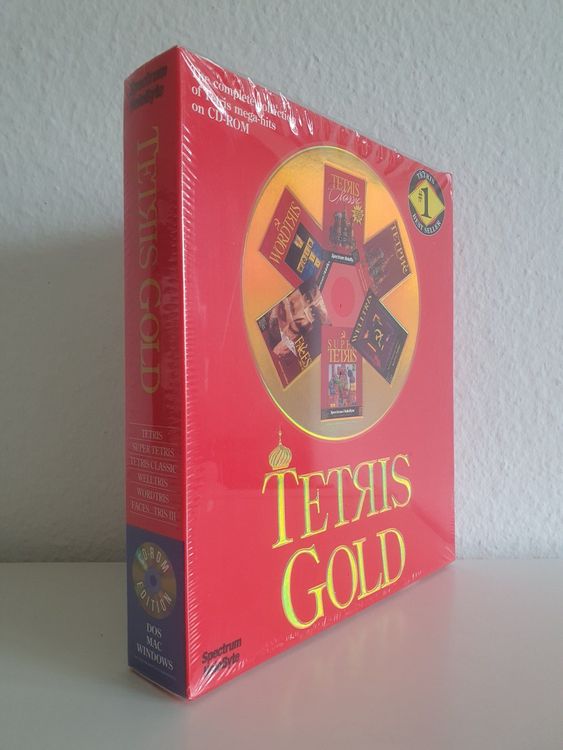PC Game Tetris Gold (1993) US Big Box sealed NEU (Neu und ...