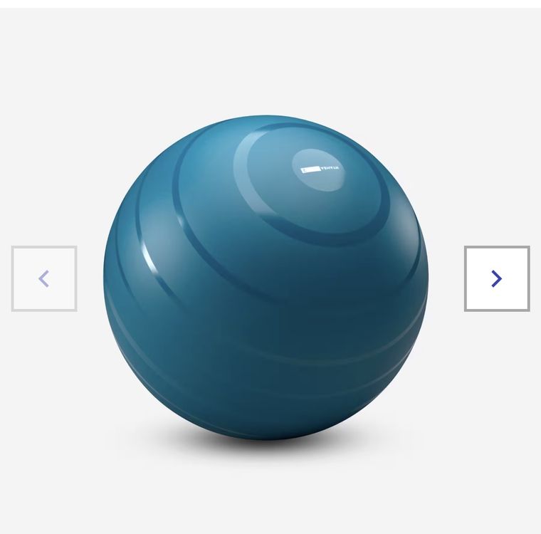Gymnastikball Domyos 65cm inkl. Zubehör (Gebraucht) in Pfäffikon ZH für ...
