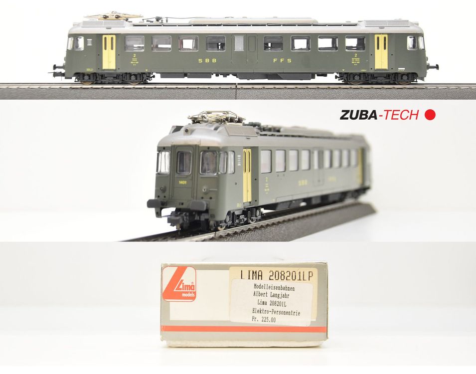 Lima 208201LP E-Triebwagen RBe 4/4 der SBB H0 GS Analog OVP (Gebraucht) in St. Gallen für CHF 89 ...