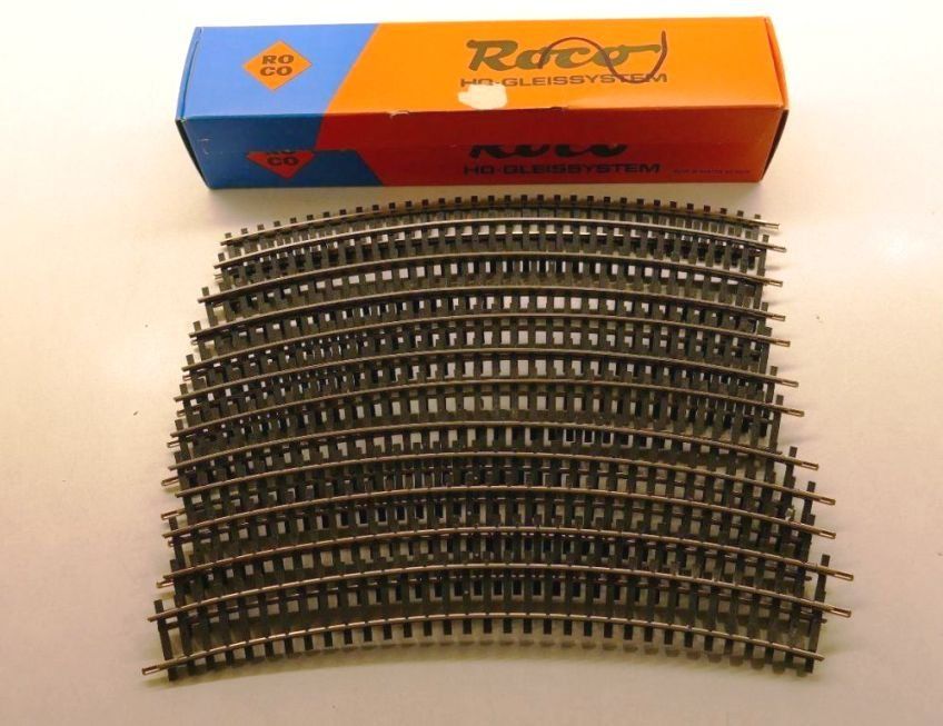 Roco H0 42224 Bogen R472, 30°: 12 Stück in OVP, Profil 2,5mm (Neu und ...