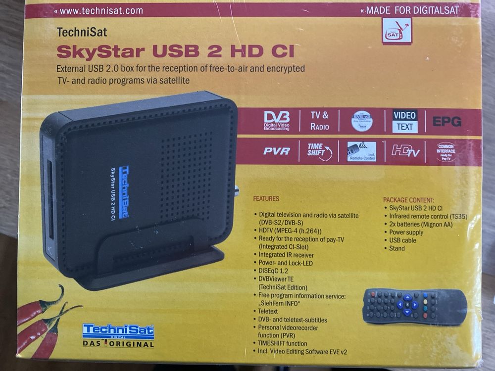 TechniSat SkyStar USB 2 HD CI (Neu und originalverpackt) in Hüttwilen für CHF 80 – nur Abholung ...