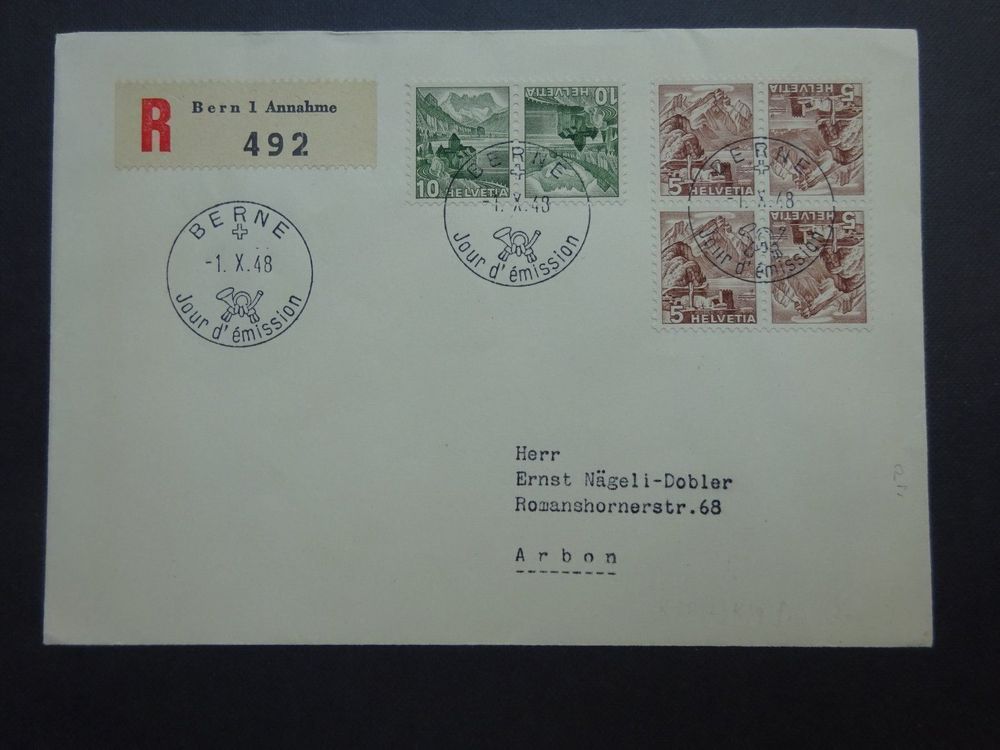1948 FDC BERNE Landschaftsbilder (Gebraucht) in Appenzell-Steinegg für CHF 25 – mit Lieferung ...