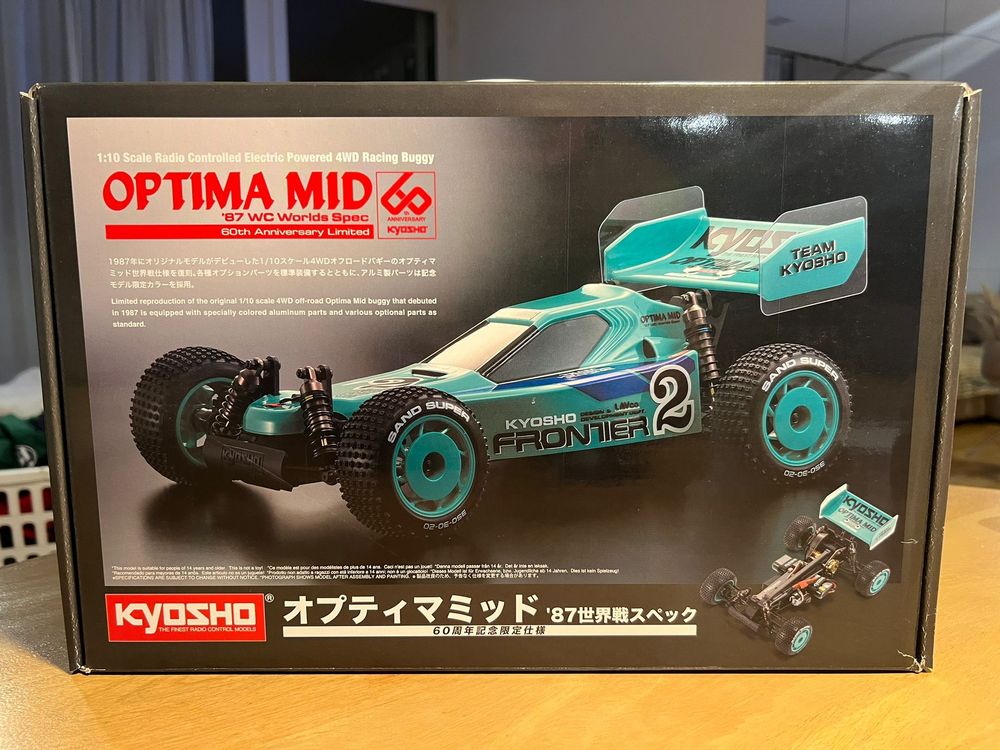 Kyosho Optima Mid 87 WC Worlds Spec 60th Anniversary (Neu und ...