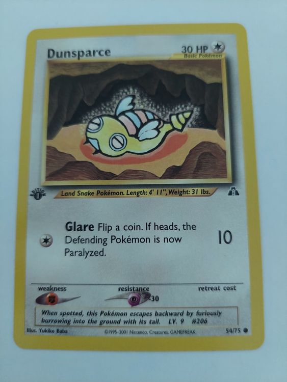 Dunsparce 1. Edition aus Neo Entdeckung 54/75 | Kaufen auf Ricardo