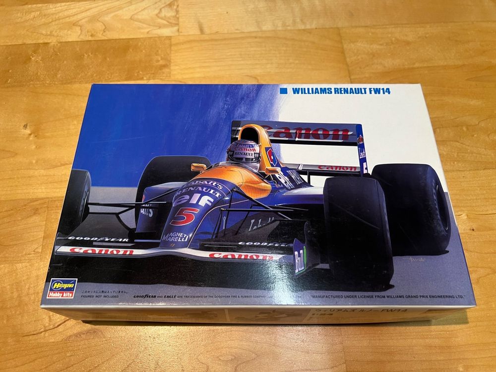 WILLIAMS Renault FW 14 «1992 Livery» - HASEGAWA - 1:24 - NEU | Kaufen ...