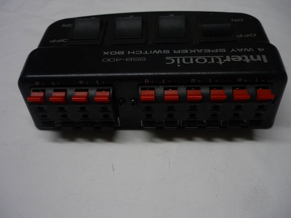 Manual 4 Way Speaker Switch Box Intertronic SSB-400 (Gebraucht) in ...
