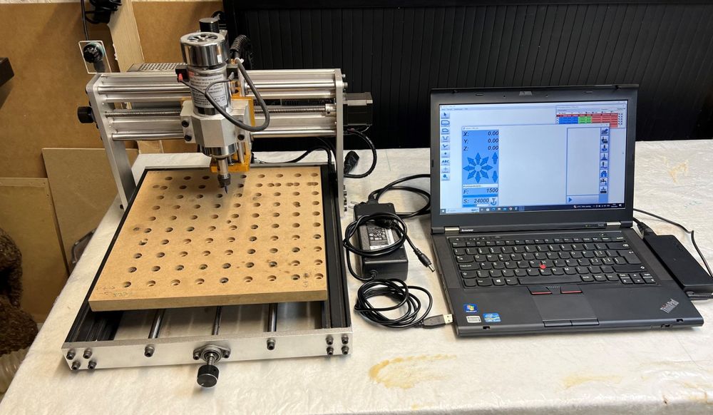 DIY CNC Maschine / Fräse / CNC-Tischfräse / Portalfräse (Gebraucht) in ...