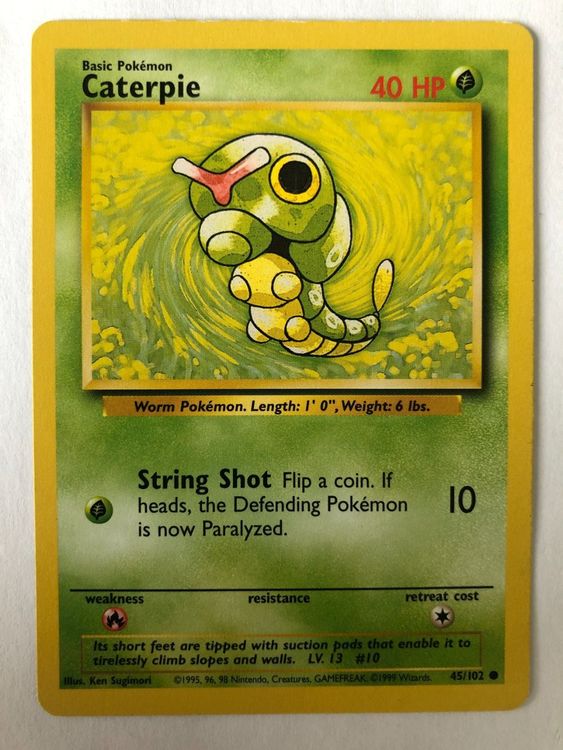 Caterpie - Base Set - Pokemon | Kaufen auf Ricardo