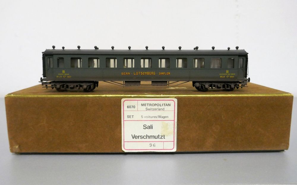 Metrop 6070 Bern-Lötschberg-Simplon Set ab Werk verwittert (Gebraucht ...