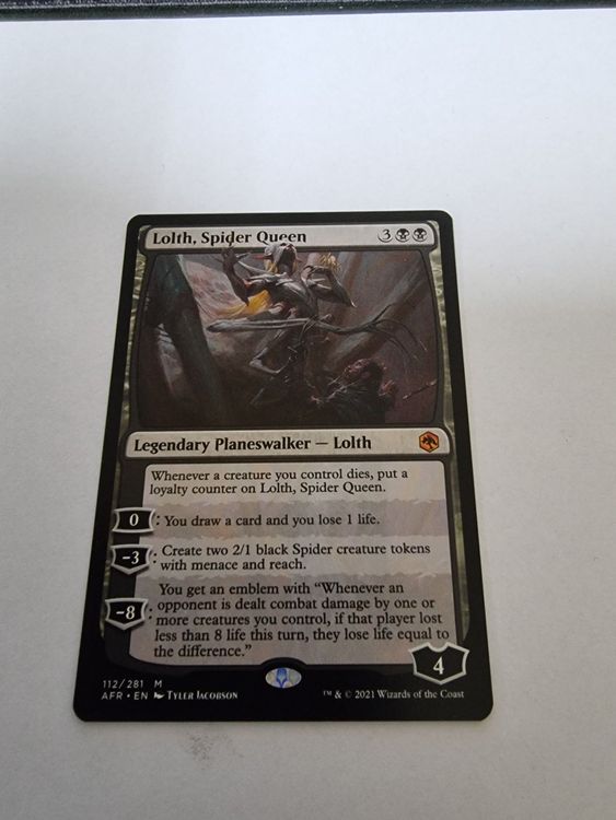 MTG Karte Lolth Spider Queen (Neu (gemäss Beschreibung)) in Rüti für CHF 18 – mit Lieferung auf ...