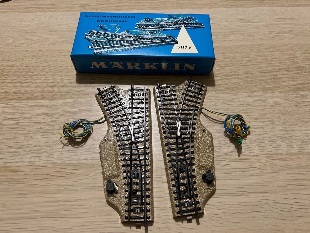 Märklin 5117 weichenpaar H0 | Kaufen auf Ricardo
