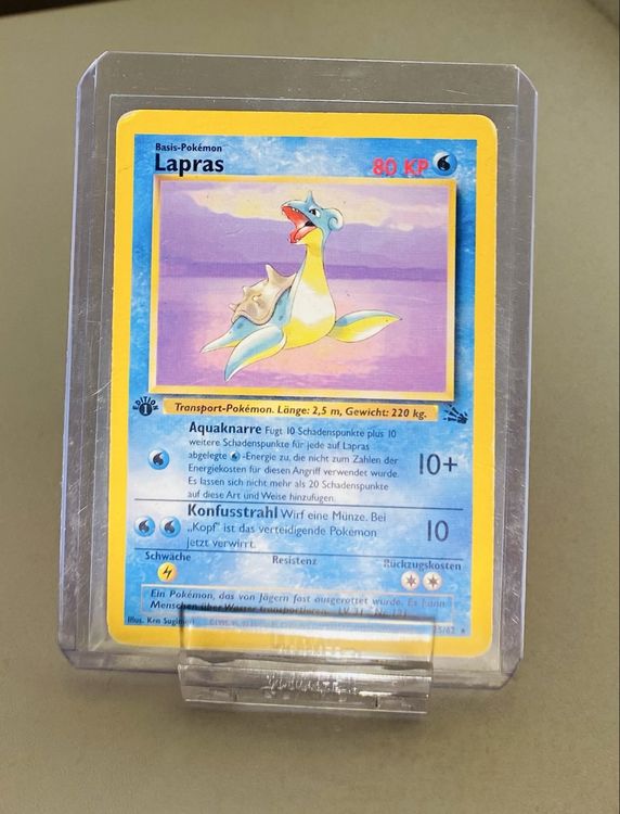 Lapras First Edition #25 Pokemon Fossil | Kaufen auf Ricardo