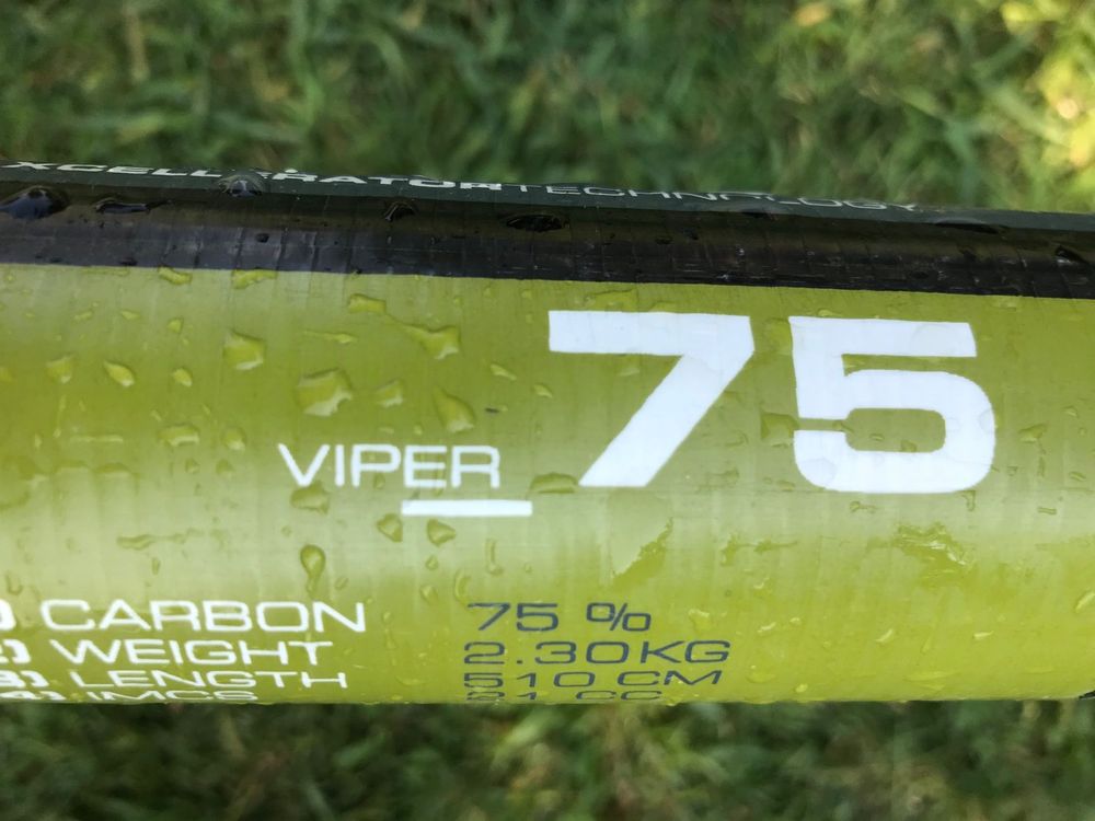 VIPER 75 xcellerator technology windsurfing mast 75% carbon (Gebraucht ...