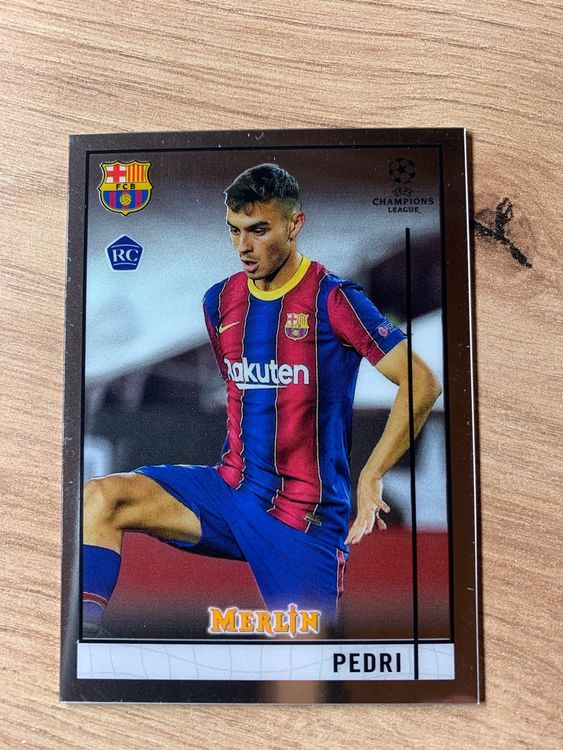 Soccer Pedri RC Topps Merlin 2021 🔥 (Gebraucht) in Netstal für CHF 2.5 ...