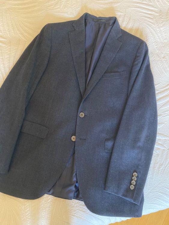 ARTHUR & FOX BLAZER, GR. 50, BLAU, LORO PIANA WOLLE (Gebraucht) in ...