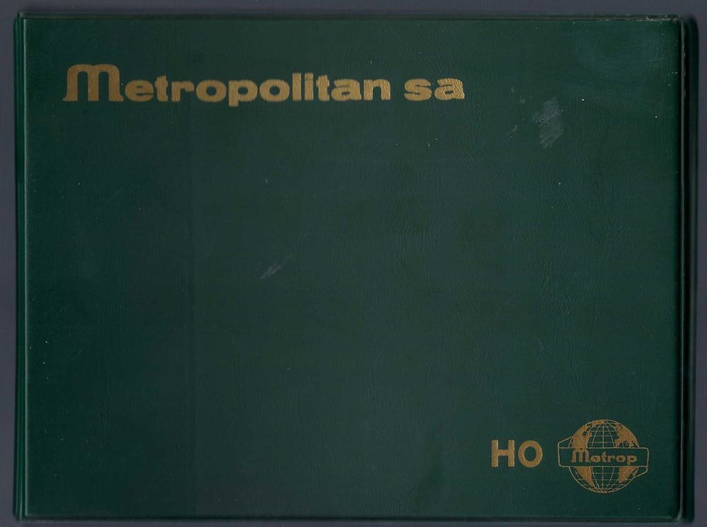 Metropolitan S. A. Katalog Messing Modelleisenbahnen. 1987? (Gebraucht ...