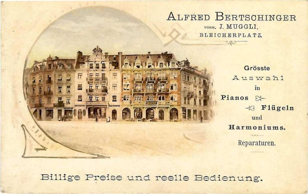 ALFRED BERTSCHINGER - PIANOS UND FLÜGEL (Gebraucht) in Schwerzenbach ...