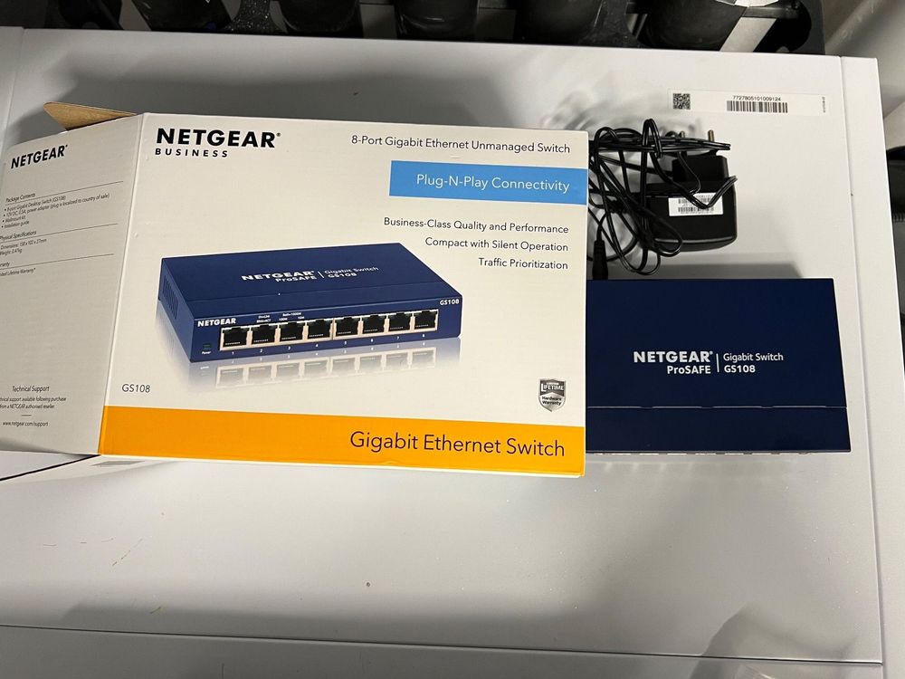 NETGEAR ProSafe GS108 8-port Gigabit (Neu (gemäss Beschreibung)) in ...