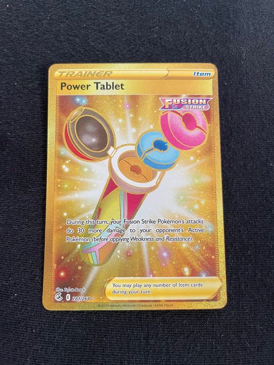 Pokémon FusionStrike Power Tablet Gold | Kaufen auf Ricardo