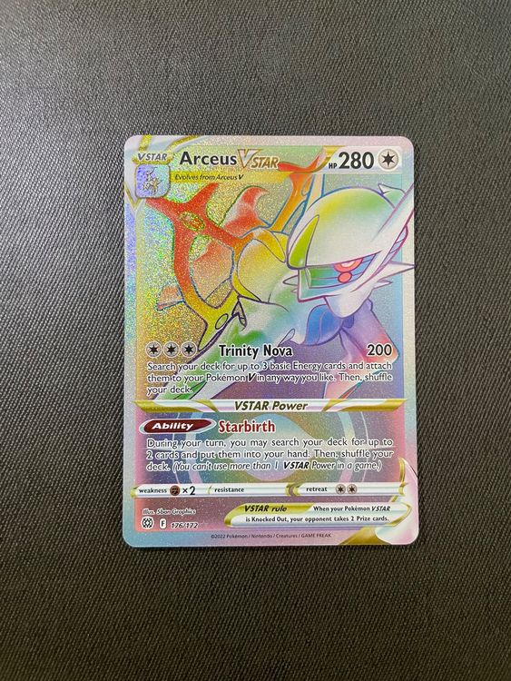 Pokemon Arceus-VStar (176/172) Rainbow (Neu (gemäss Beschreibung)) in Rümlang für CHF 23 – mit ...